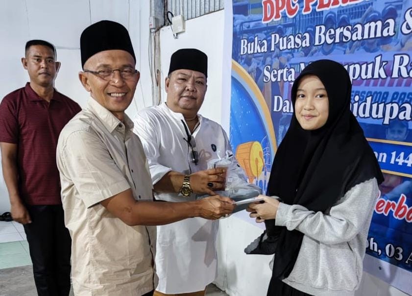 Gelar Buka Puasa Bersama, Perbakin Aceh Barat Santuni Anak Yatim