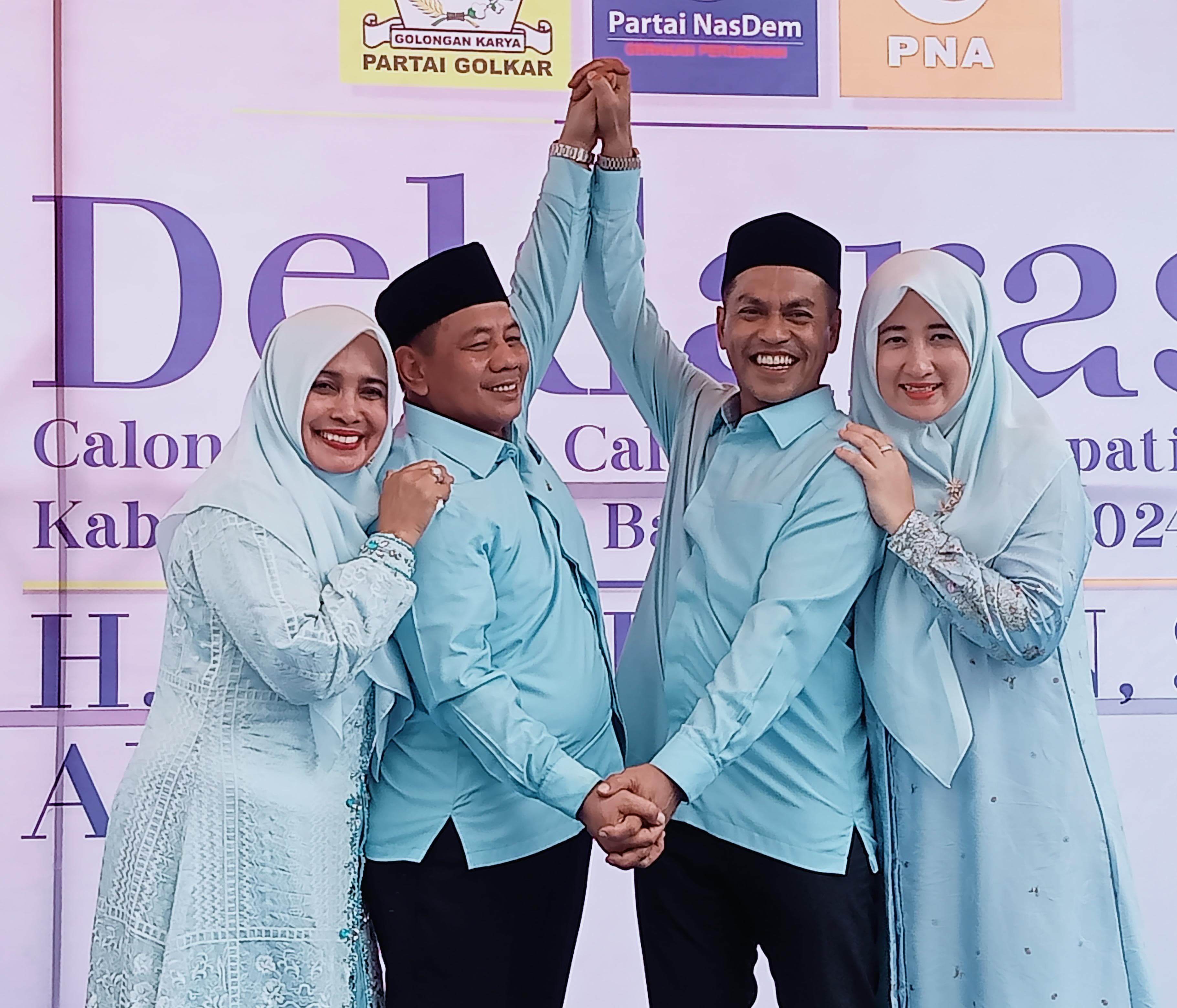 Kamaruddin-Adi Ariyadi Deklarasi di Kompleks Tugu Teuku Umar, Ini Pesan ...